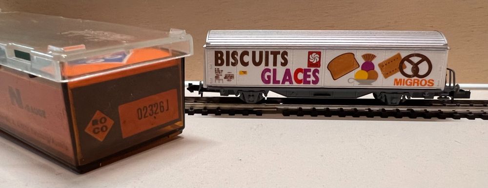 Roco - 02326 J, Güterwagen Biscuit-Glacés Migros | Kaufen auf Ricardo