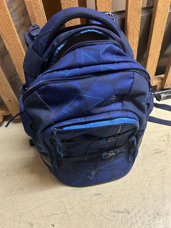 Ergonomischer Schulrucksack Satch Pack blau für Jungs sehr g (Gebraucht ...