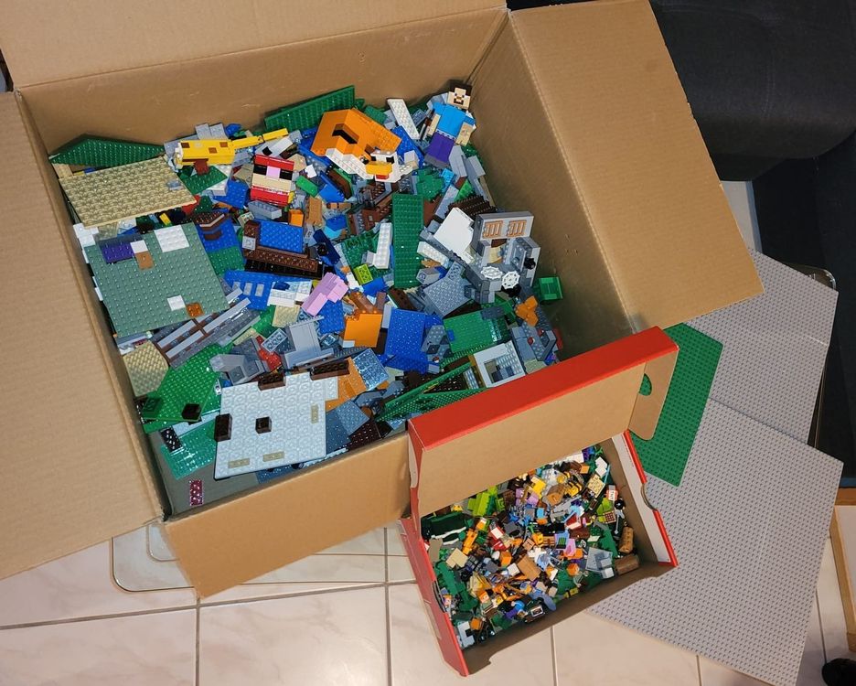 Lego Minecraft XXXL Lot, viele Figuren und Bausätze EOL (Gebraucht) in ...