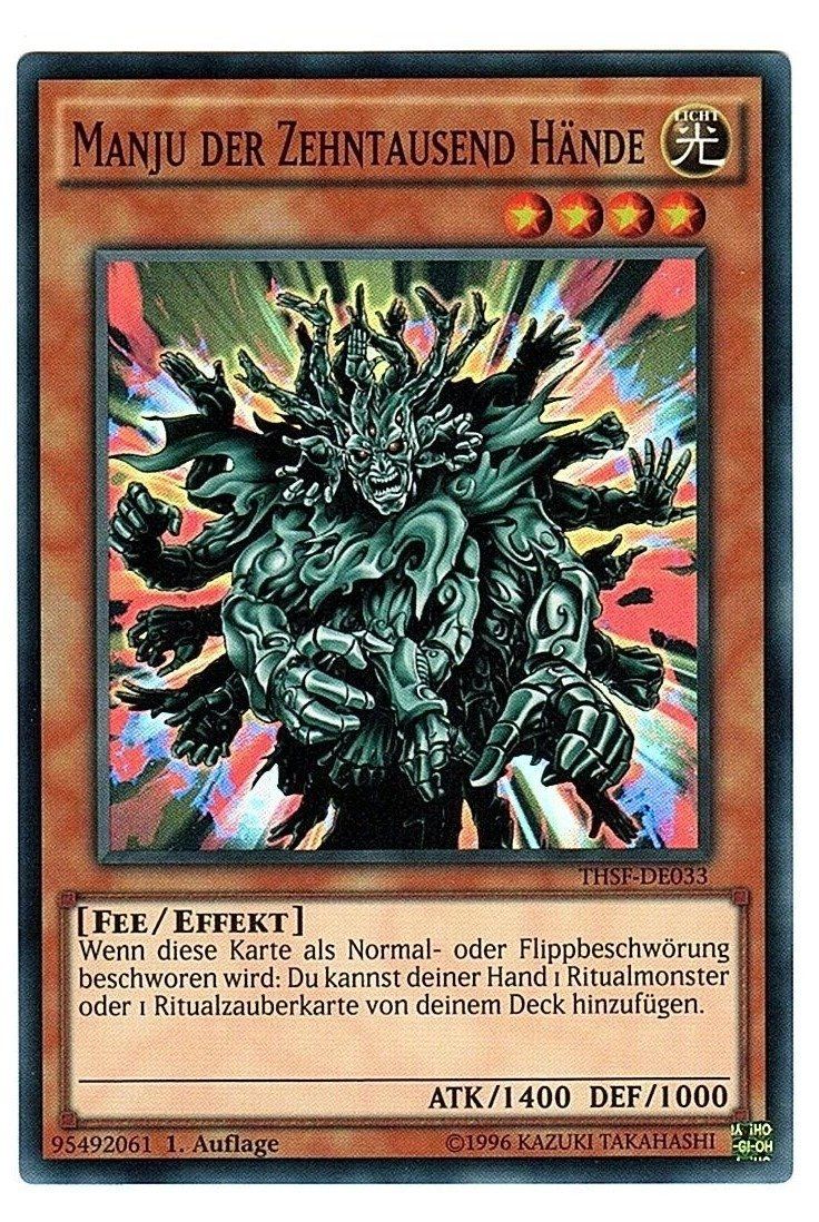 Yugioh Manju der Zehntausend Hände THSF-DE033 SUPER RARE (Neu und ...