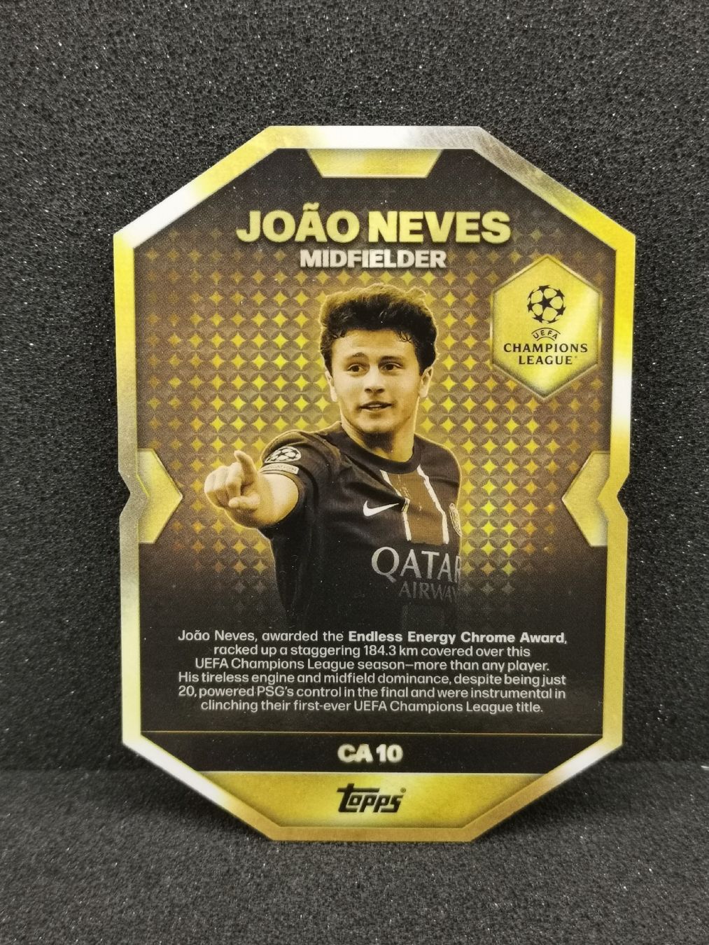 Match attax 2025/26 Joao Neves Chrome Award Winner (Gebraucht) in ...