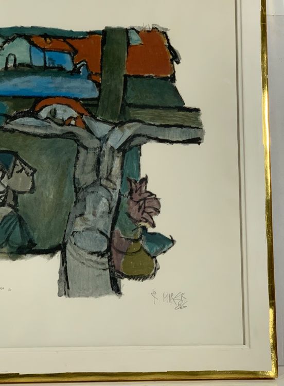 Rudolf Mirer (1937)grosses Lithographie Handsigniert (Gebraucht) in Root für CHF 355 – mit ...