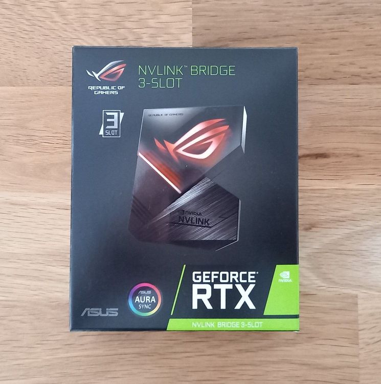 ASUS ROG-NVLINK-3 Bridge (Gebraucht) in Hettlingen für CHF 50 – mit ...