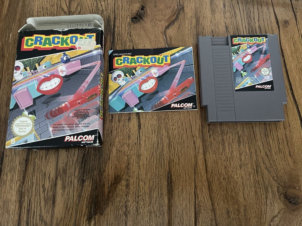 Crackout für Nintendo NES - Komplett mit Anleitung OVP! (Gebraucht) in ...