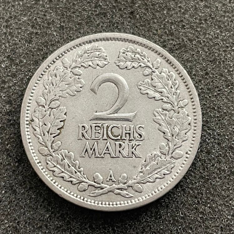 2 Reichs Mark Silber Deutschland 1926 A (Gebraucht) in Reitnau für CHF ...