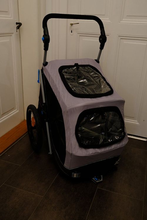 Trixie Hundeanhänger Veloanhänger M faltbar (Nuovo (secondo la ...