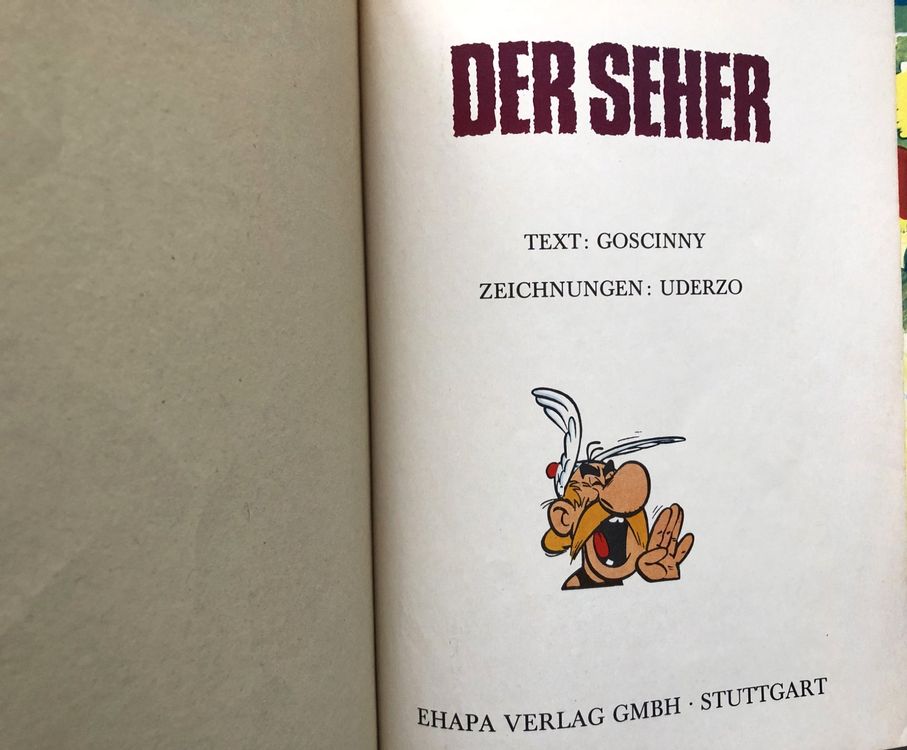 ASTERIX - Band XIX - Der Seher - 1.Auflage 1975 (Gebraucht) in ...