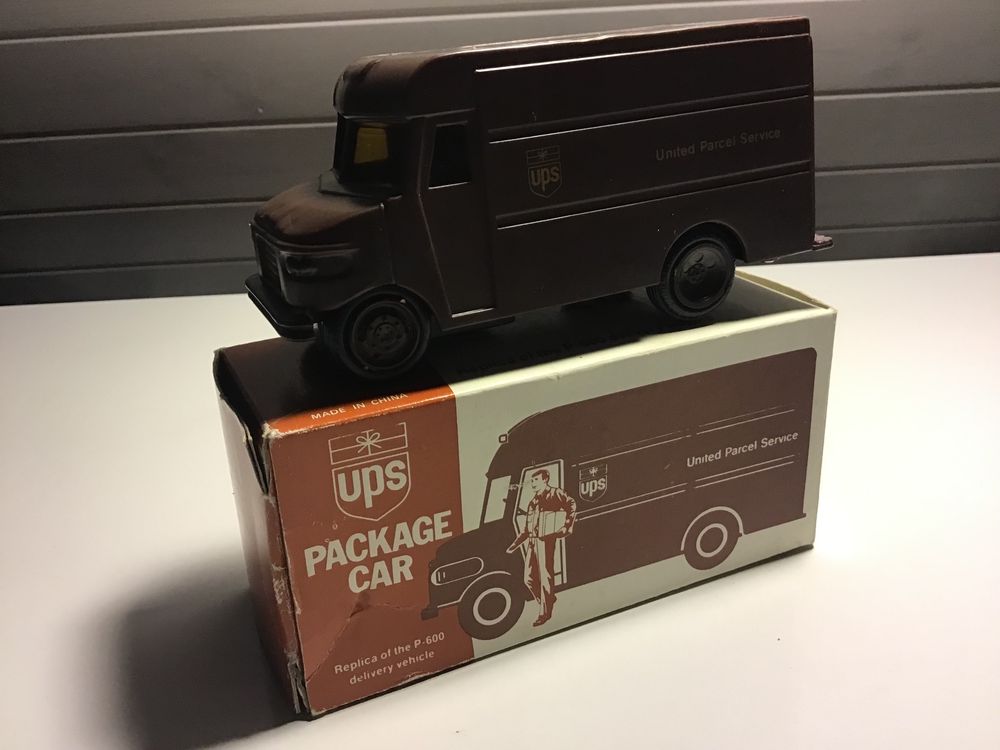 Rarer Promotion "UPS PACKAGE CAR" mit Originalbox von 1977 | Kaufen auf ...