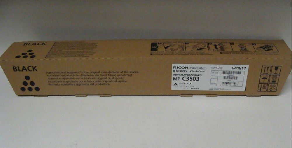 Ricoh Aficio MP C3003, C3004, C3503 black Toner, 841817 | Kaufen auf ...