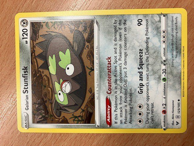 Pokemon Galarian Stunfisk 125/185 (Gebraucht) in Ruggell für CHF 0.2 ...