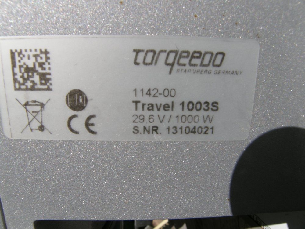 Torqueedo Travel 1003S Elektromotor | Kaufen auf Ricardo