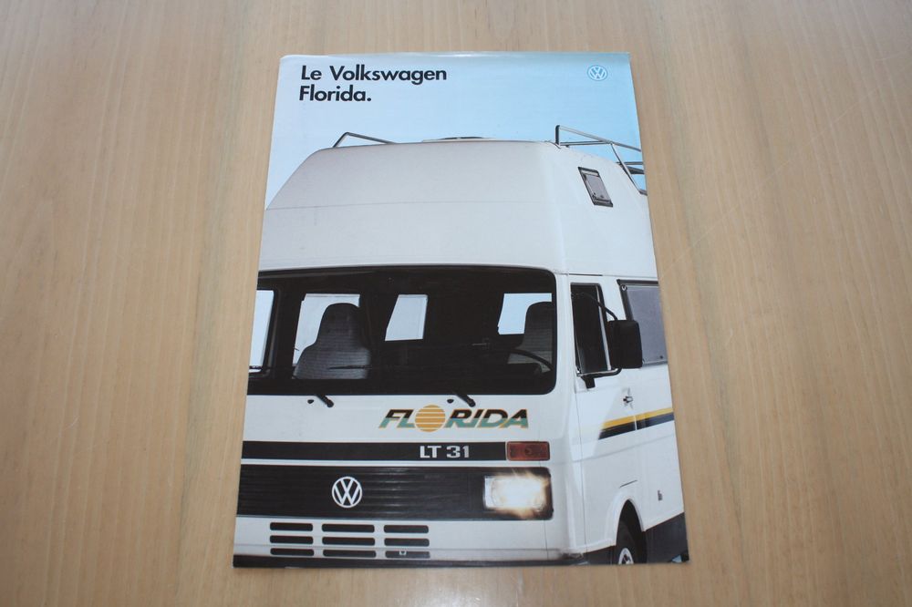 VW LT 31 Volkswagen Florida Prospekt 3/1992 FR (Gebraucht) in Wikon für CHF 7 – mit Lieferung ...