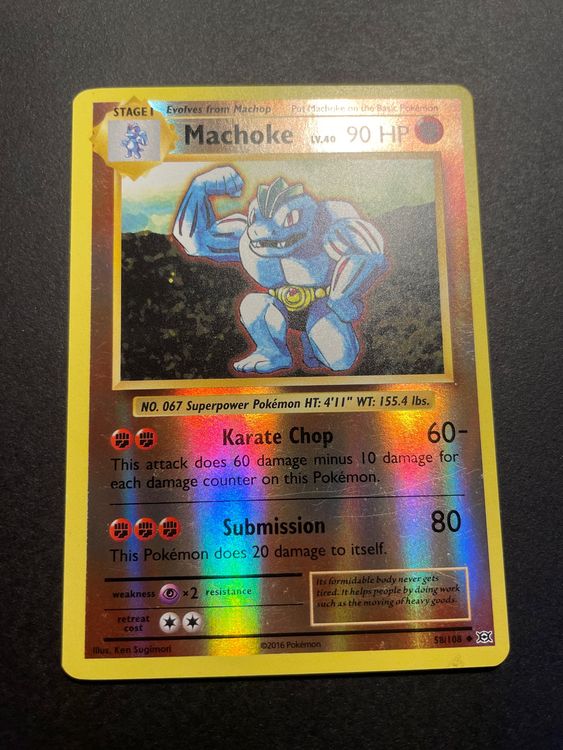 Machoke 58/108 XY Evolutions 2016 Reverse Holo | Kaufen auf Ricardo