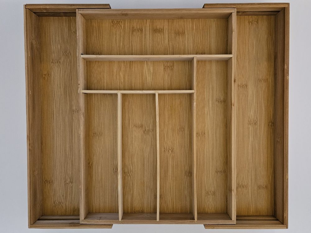 Besteckkasten ausziehbar aus Bambus | Kaufen auf Ricardo