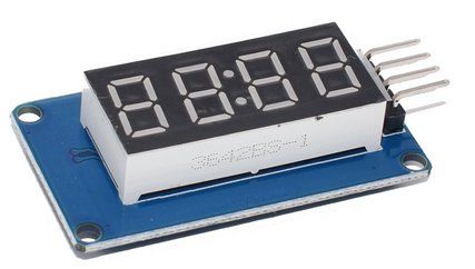 4-Zeichen Segment-Display (Rot) mit TM1637 Treiber IC (Neu und ...