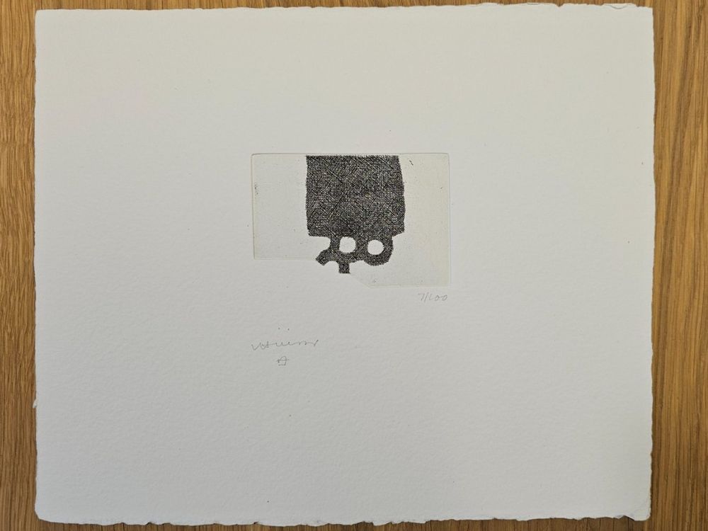 Eduardo CHILLIDA (1924-2002) Radierung 7/100 handsigniert (Gebraucht) in Emmenbrücke für CHF ...