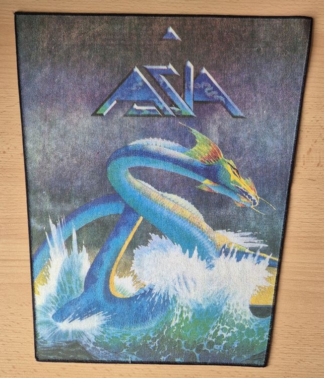 Asia Band - Stoff-Patch - Rarität - ungefaltet (Neu (gemäss ...