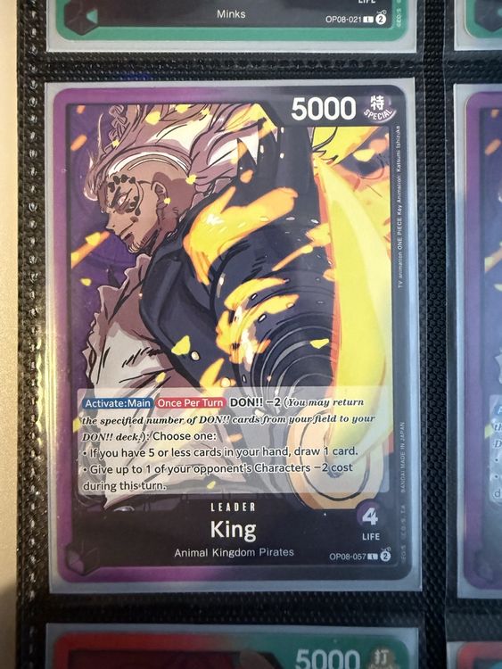 King (Leader) - OP08-057 - Top Zustand! (Neu (gemäss Beschreibung)) in ...