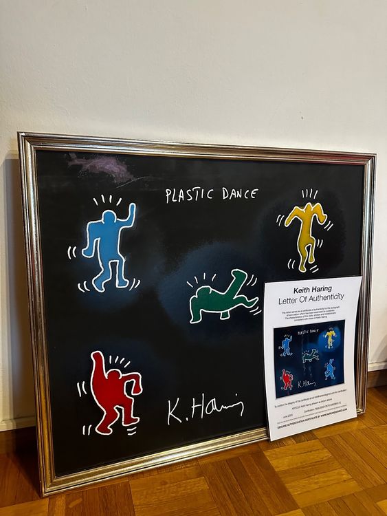 Keith Haring (1958/1990) Mit Zertifikat | Kaufen auf Ricardo