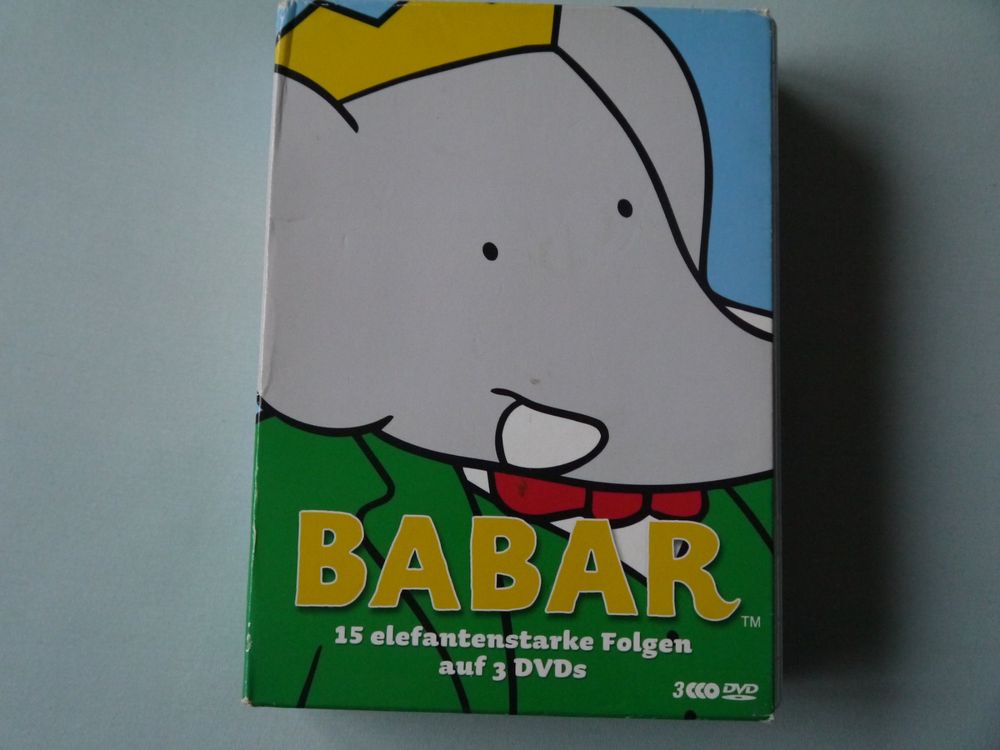 Babar - Der kleine Elefant - Vol. 1-3 Sammlerbox (3 DVDs) (Gebraucht ...