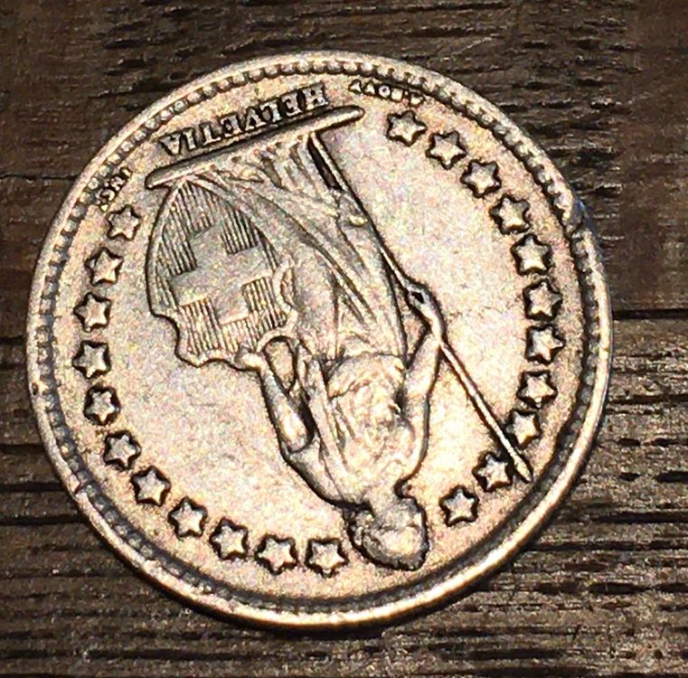 1/2 Fr 1881 ss, Randfehler