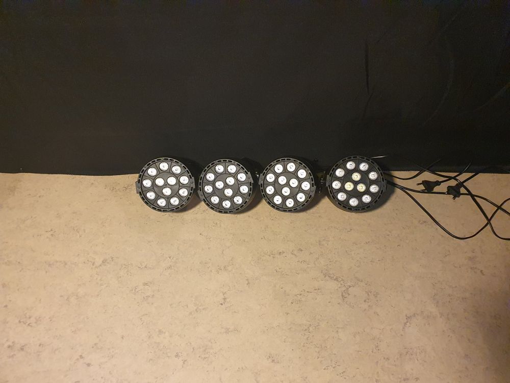 4x NEUE Led PAR RGB 12x3 Watt Scheinwerfer (Neu und originalverpackt ...