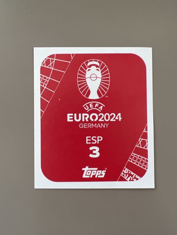 Topps Deutschland EM 2024 ROT ESP 3 Dani Olmo (Neu (gemäss Beschreibung ...