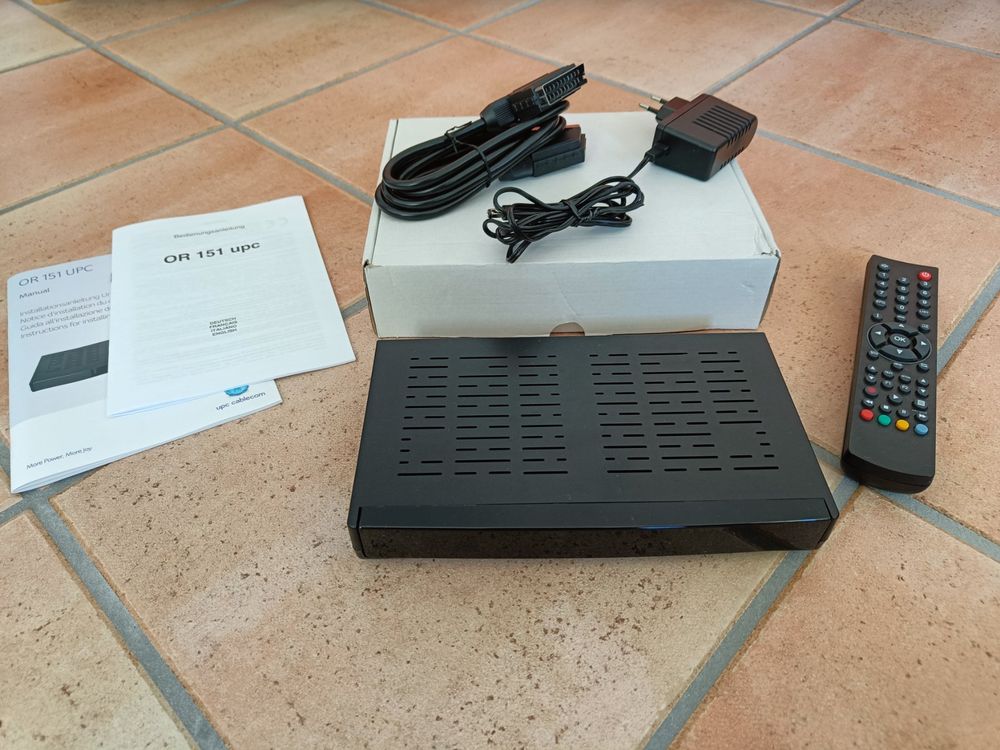 OR151 DVB-C Receiver UPC Converter zu Analog +Zubehör in OVP (Gebraucht ...