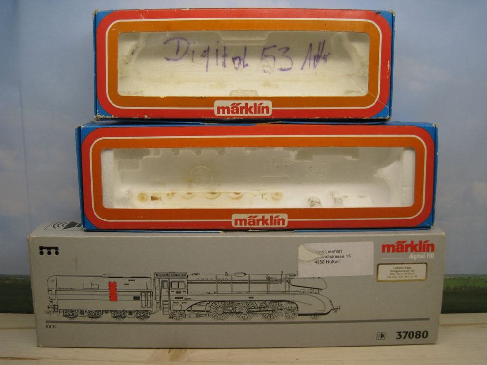 Märklin leere OVP von Lok's 37080, 3054, 3021 (Gebraucht) in für CHF 19 ...