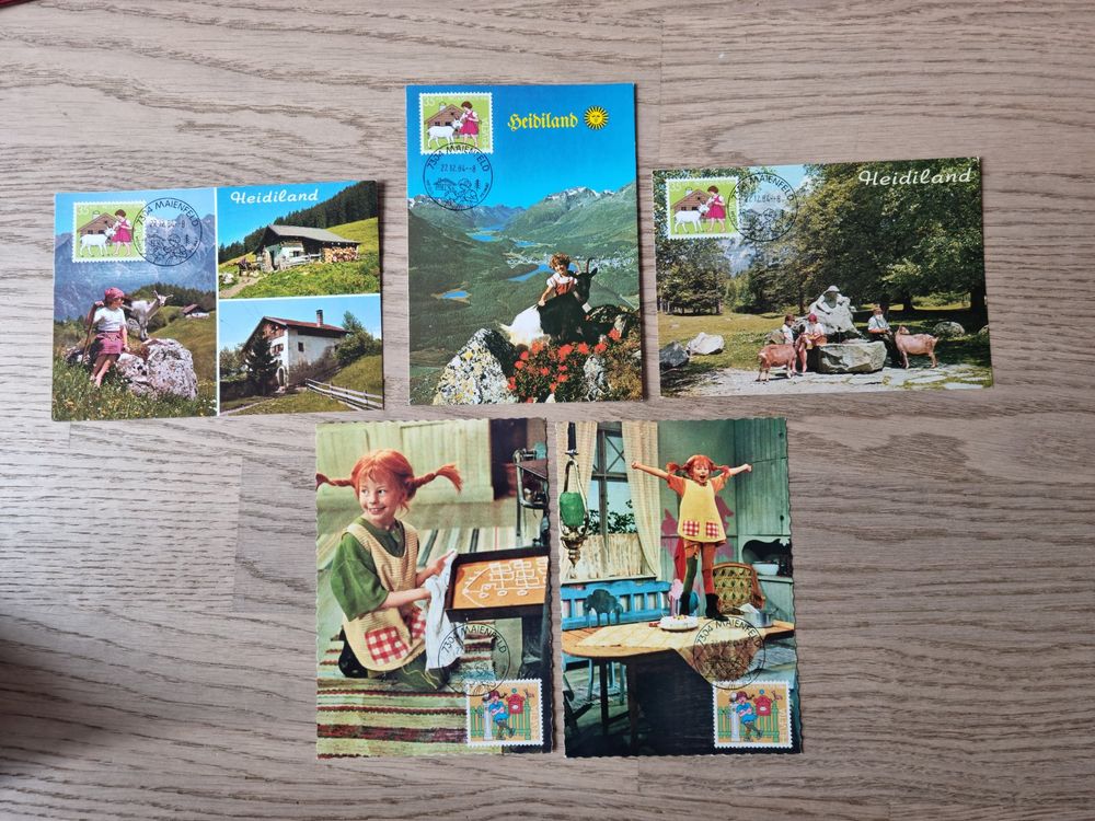 1984 5 Maximumkarten Pro Juventute (Gebraucht) in Arni AG für CHF 6 – mit Lieferung auf Ricardo ...