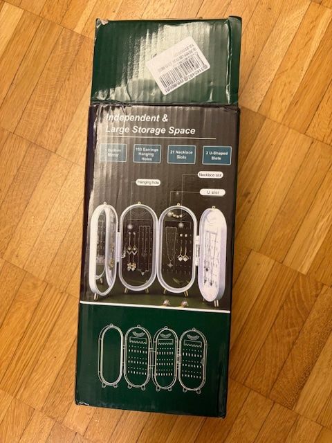 Schmuckbox mit Spiegel, mit Ziehharmonika-System (Neu (gemäss ...