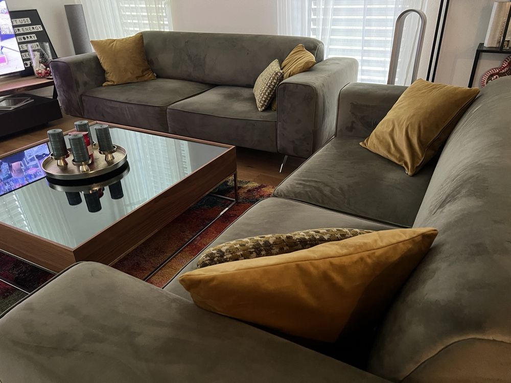 Designer Sofa 3 Teilig + Tisch | Kaufen auf Ricardo