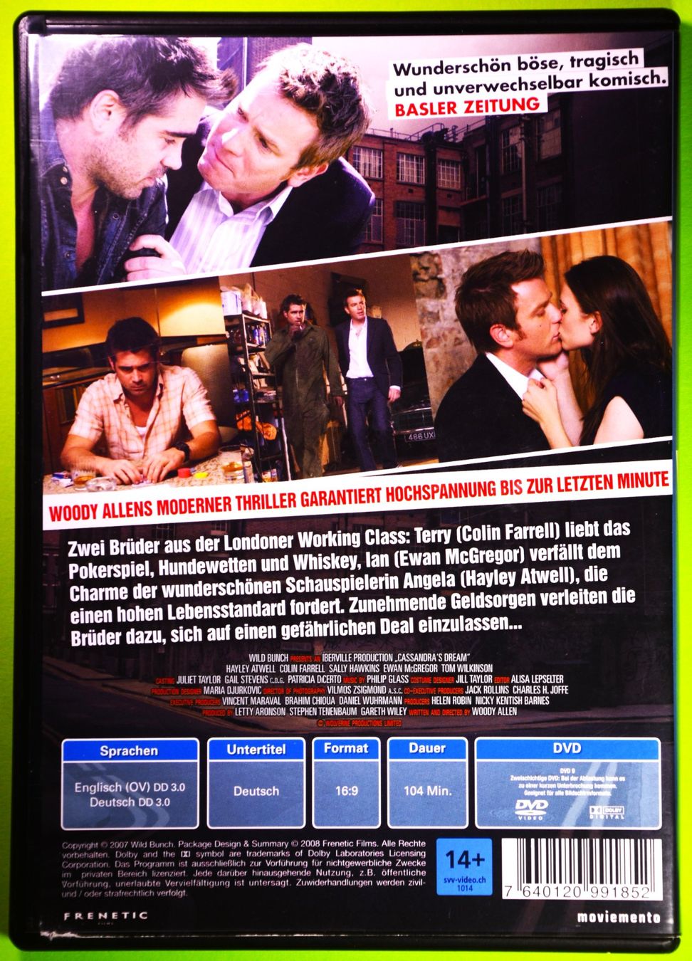 CASSANDRA'S DREAM / A FILM BY WOODY ALLEN / BÖSER THRILLER ! (Neu ...