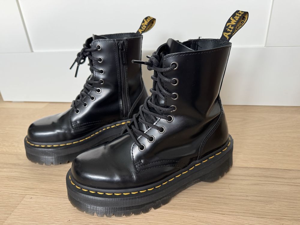 Dr. Martens Jadon Platform Boots - Black - UK 5 / EU 38 (Gebraucht) in ...