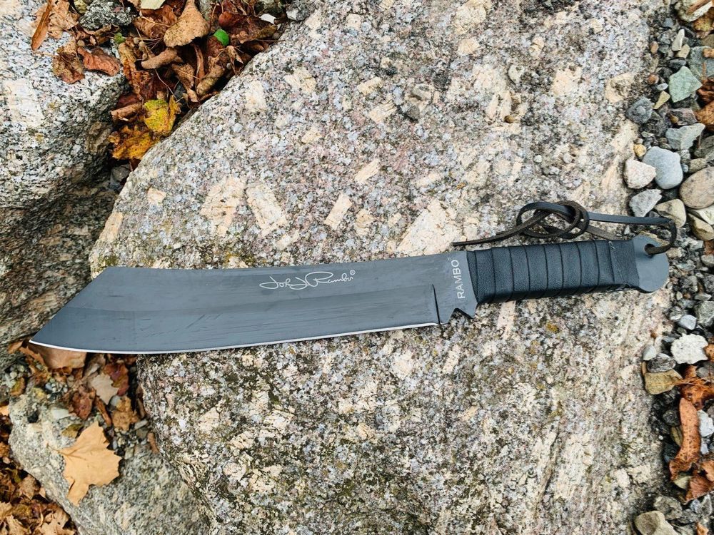 RAMBO Machete BLACK Tactical Messer 43cm | Kaufen auf Ricardo
