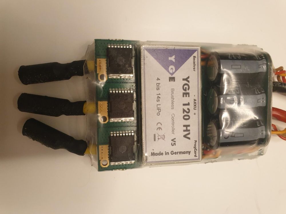 Regler YGE Hochvolt 14S 120A (Gebraucht) in Lupfig für CHF 169 – mit Lieferung auf Ricardo kaufen