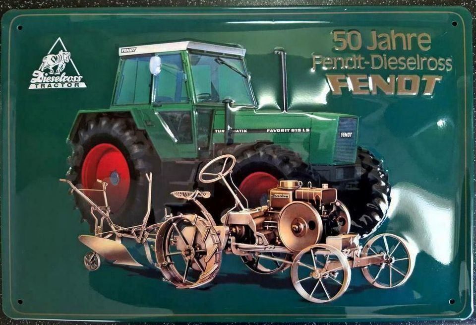 Blechschild 3D-FENDT-50 JAHRE FENDT IM D (Neu und originalverpackt) in Rupperswil für CHF 16.95 ...