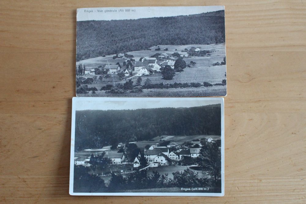 2 Alte Postkarten - Enges (Gebraucht) in einsiedeln für CHF 5 – mit ...
