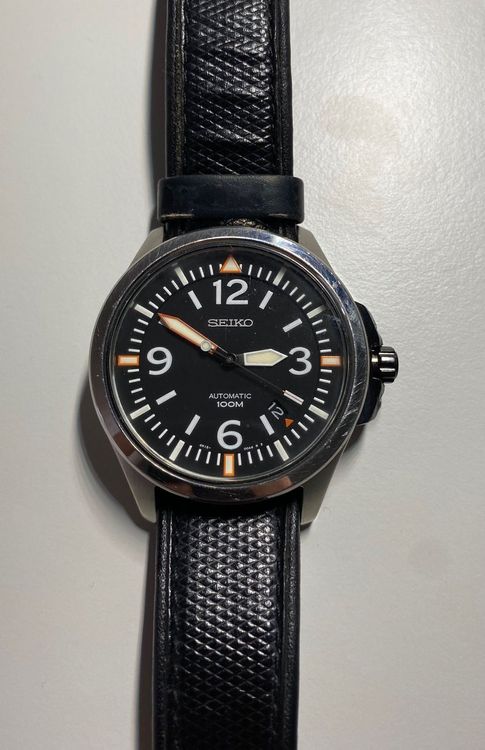 SEIKO AUTOMATIC BLACK SPORT 4R15 (Gebraucht) in Zug für CHF 87 – mit ...