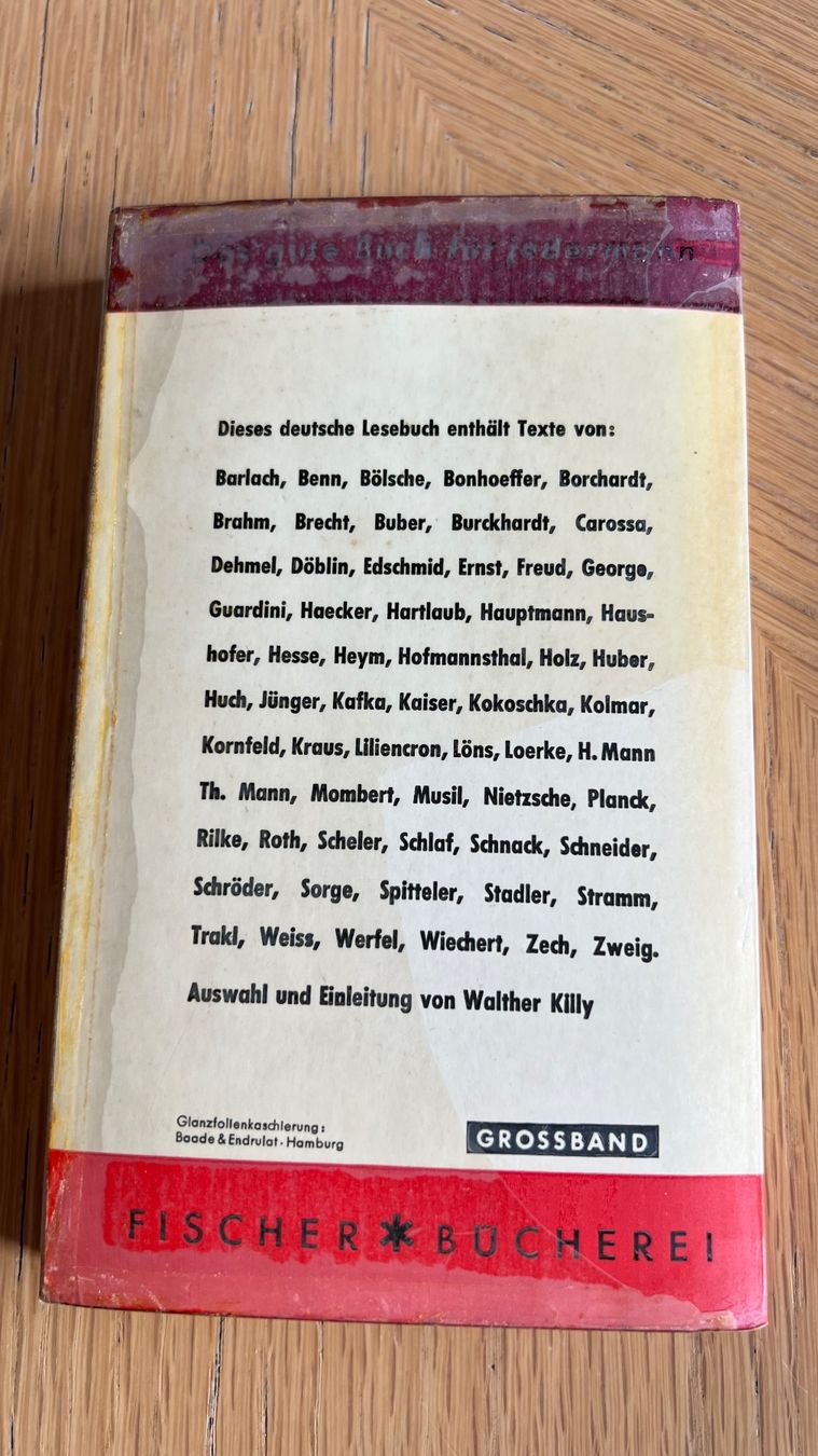 Zeichen der Zeit 4, Deutsches Lesebuch, 1958 (Gebraucht) in Schübelbach ...
