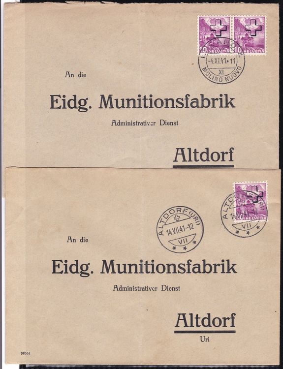 Bundesverwaltung Zst. 30y verschobenes Kreuz, Lokalrayon + (Gebraucht) in Basel für CHF 11 – mit ...