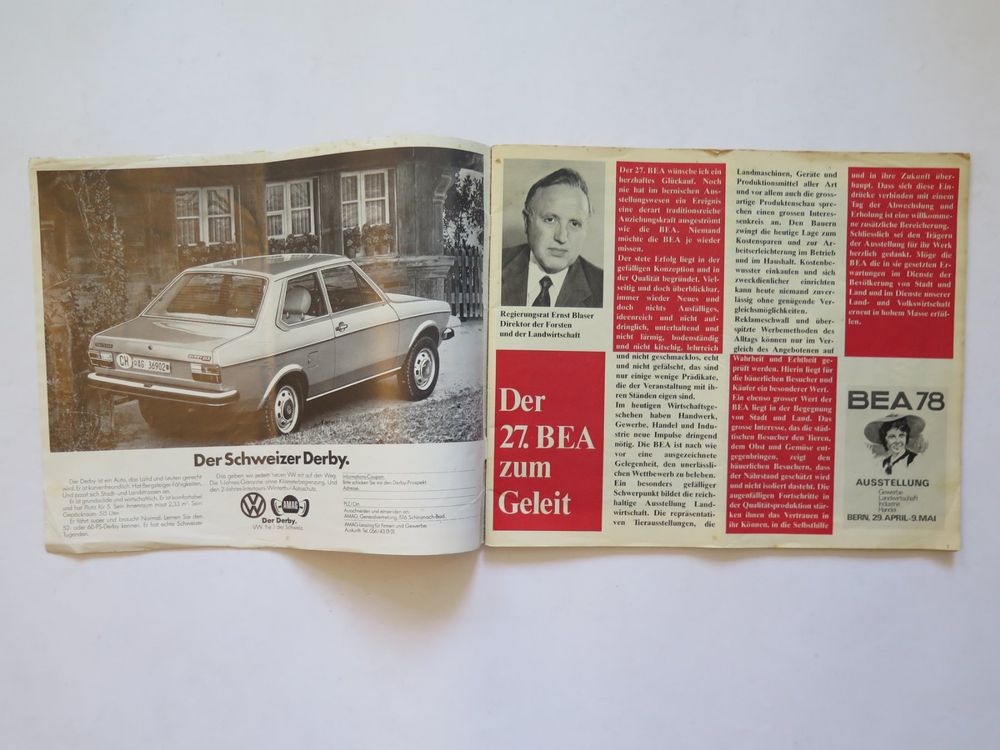 Zeitschrift: Schweizer Bauer Beilage BEA Bern 1978 (Gebraucht) in ...