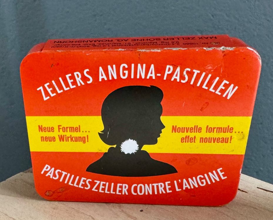 Alte Blechdose ZELLERS ANGINA PASTILLEN (Gebraucht) in Rothrist für CHF ...