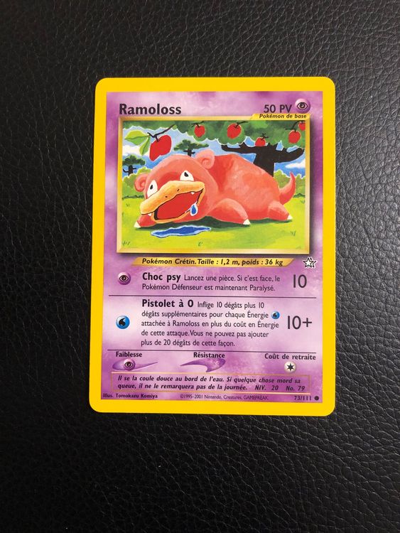 Neo Genesis Slowpoke / Ramoloss 73/111 FR NM Ab 1 (Gebraucht) in ...
