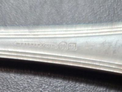 2 Wellner Silber Suppen Löffel 150 Gramm 90 -45 (Gebraucht) in ...