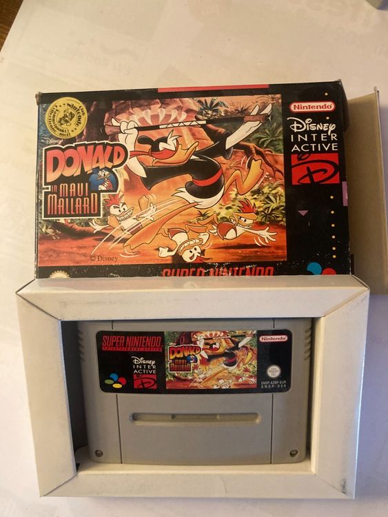 Donald in Maui Mallard – Super Nintendo mit OVP ohne Anleit (Gebraucht ...