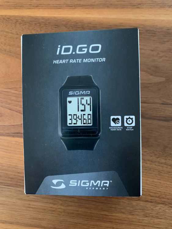 SIGMA iD.GO Sportuhr / Pulsuhr mit Brustgurt NEU | Kaufen auf Ricardo