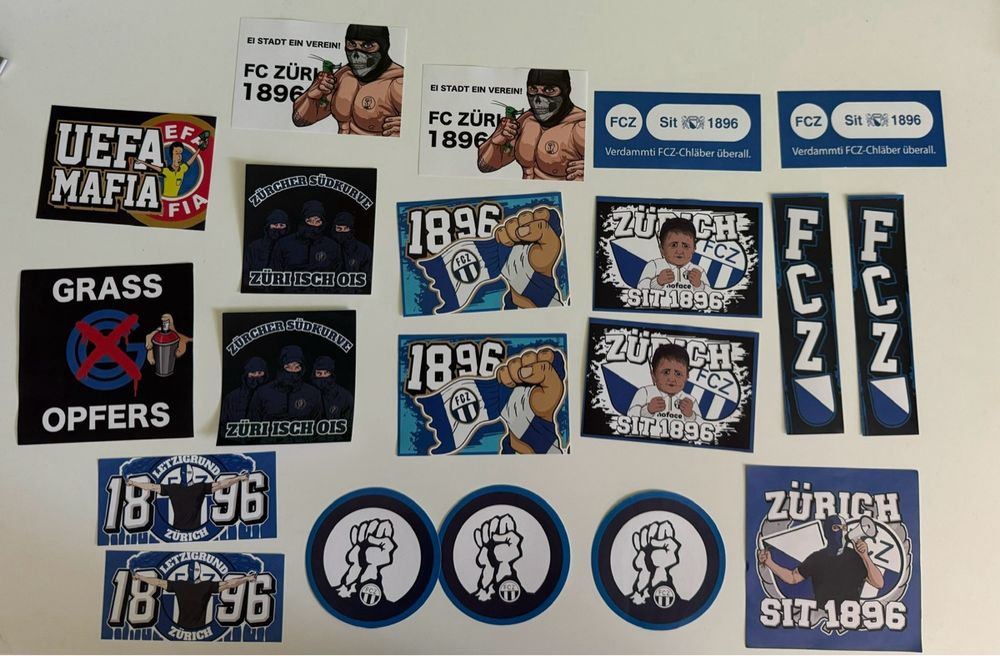 20 Fcz Sticker (Neu (gemäss Beschreibung)) in Zofingen für CHF 18 – mit ...