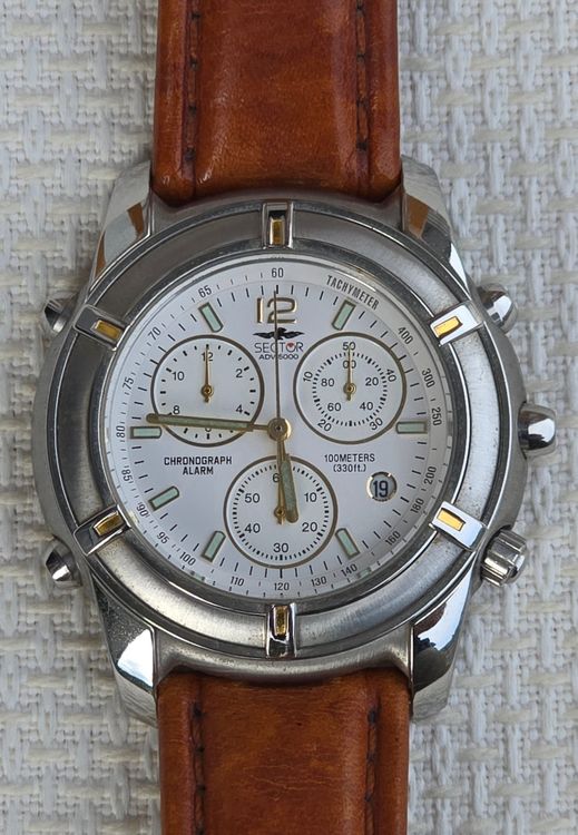 SECTOR Chronograph Quarz Alarm ADV 5000 superschön wie neu (Gebraucht ...