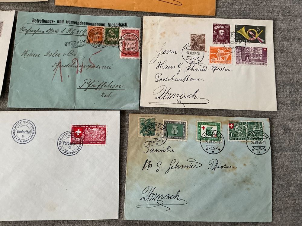 Alte Briefe, Sammlung Schweiz, Vintage! (Gebraucht) in Jona für CHF 10 ...